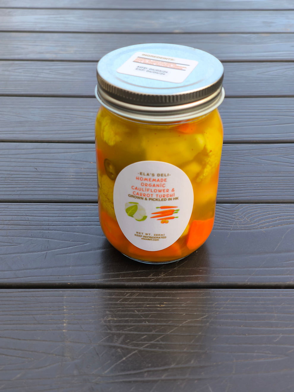 Pickled Cauliflower & Carrot Turshi – Ela's Deli