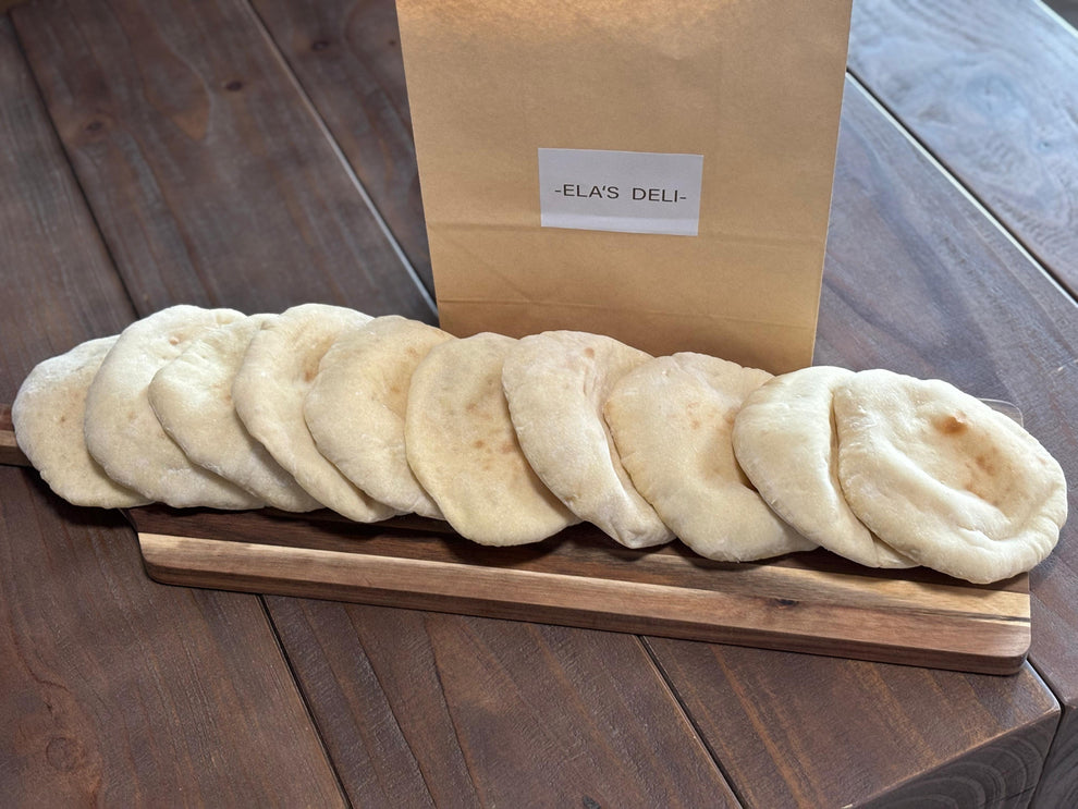 Fresh Pita Bread OR Whole Wheat Pita Bread 10 PCS – Ela's Deli