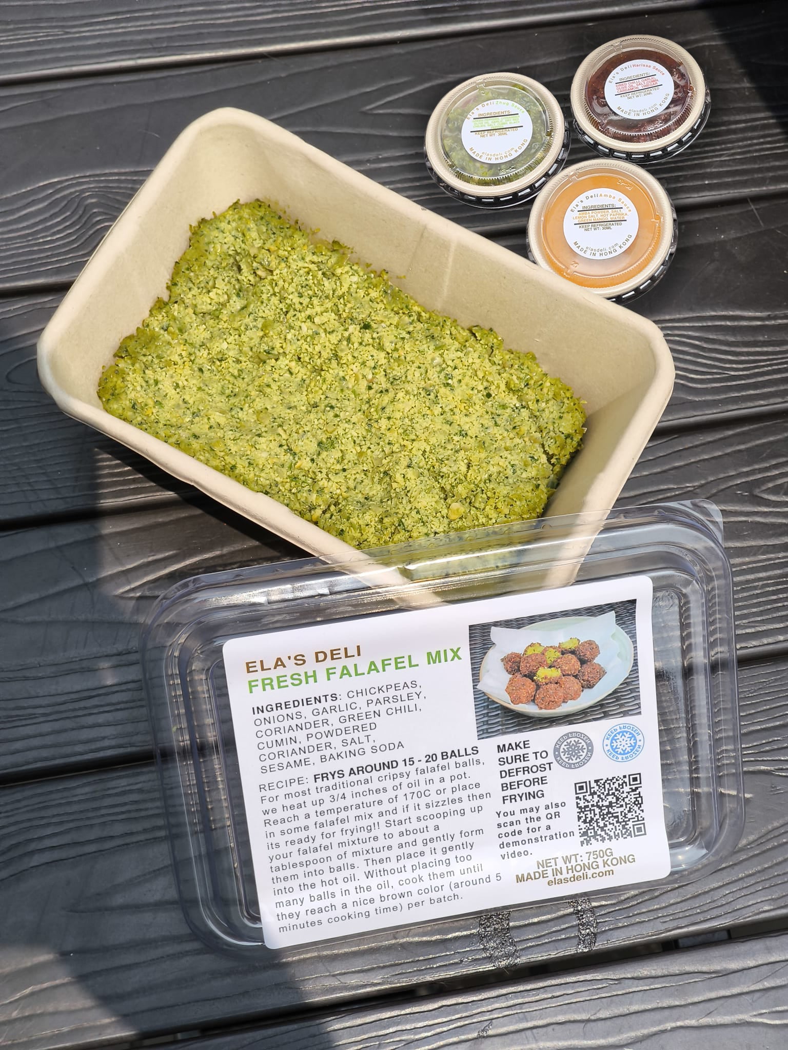 Raw Falafel Mix 750g – Ela's Deli